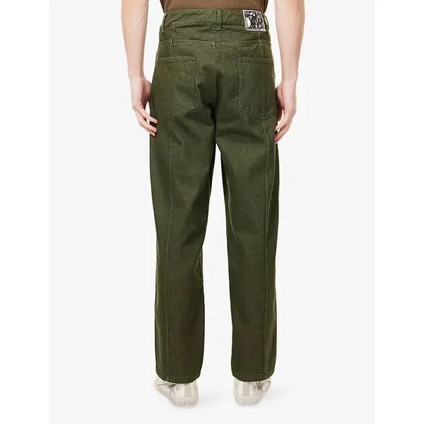 HERESY Alga Wide-leg Denim Jeans