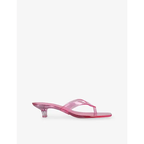 Steve Madden Tracie Heeled Jelly Sandals - Pink