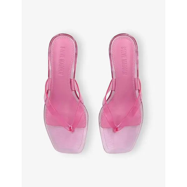 Steve Madden Tracie Heeled Jelly Sandals - Pink
