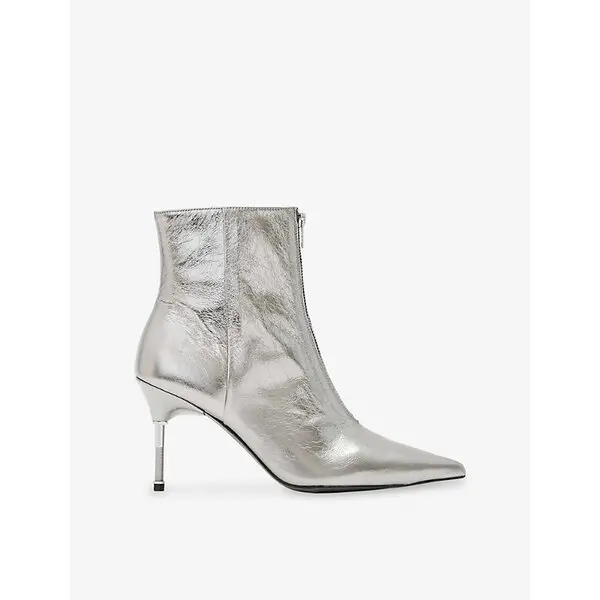 ALLSAINTS Natasha Heeled Leather Ankle Boots