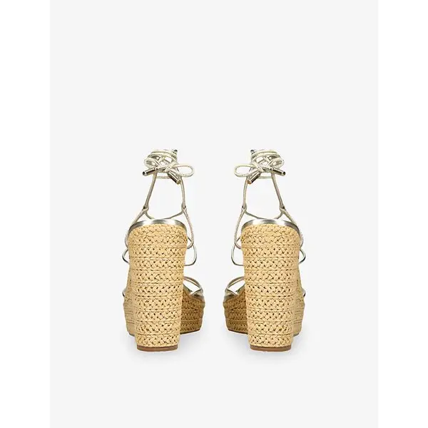 Steve Madden Faux-leather Wedge Sandals