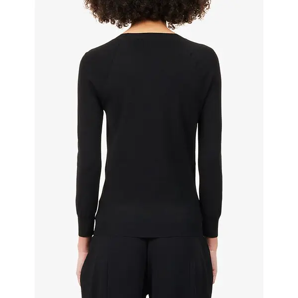 Stella McCartney Logo-embroidered Compact-knit Top