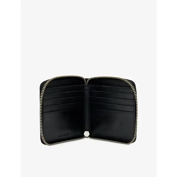 ALLSAINTS Arlo Leather Wallet - Black