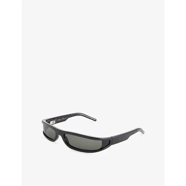 Rick Owens Fog Rectangular-frame Acetate Sunglasses