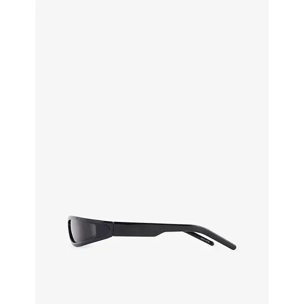 Rick Owens Fog Rectangular-frame Acetate Sunglasses
