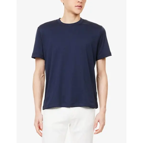 Eleventy Iconic Crewneck Cotton-blend T-shirt Xxl