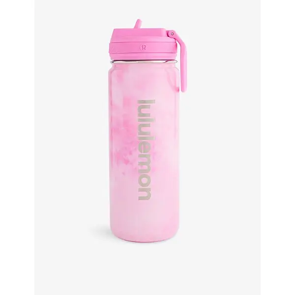 Lululemon Back To Life Sport Stainless Steel Bottle 530ml - Smthi Prnt Strwbry Multi