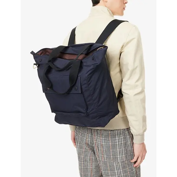 Barbour Transport Three-way Cotton-canvas Tote Bag