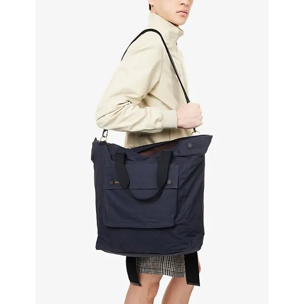Barbour Transport Three-way Cotton-canvas Tote Bag
