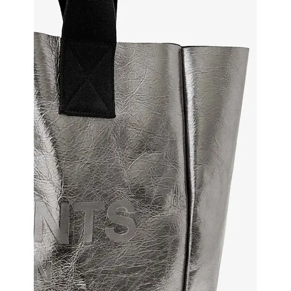 ALLSAINTS Izzy Metallic-leather Tote Bag