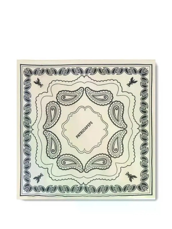 Patrizia Pepe Paisley-print Scarf - Neutrals