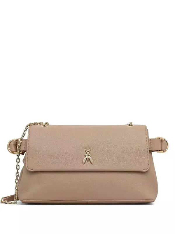 Patrizia Pepe Logo Chain Shoulder Bag