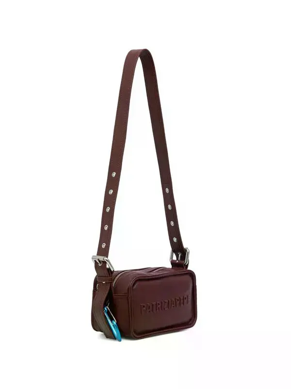 Patrizia Pepe Mini Embossed Crossbody Bag - Brown