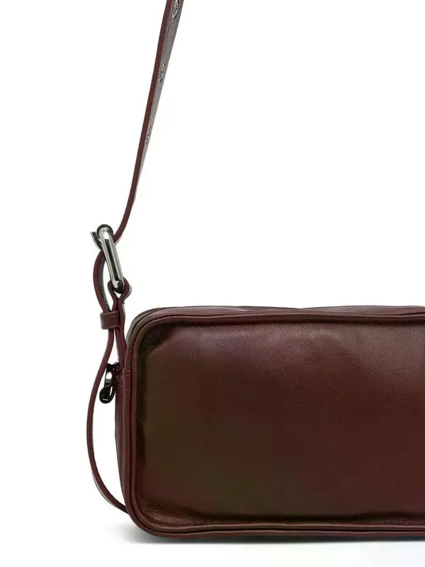 Patrizia Pepe Mini Embossed Crossbody Bag - Brown