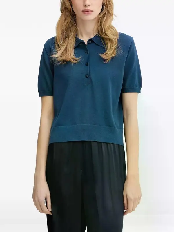 Patrizia Pepe Buttoned Polo Top