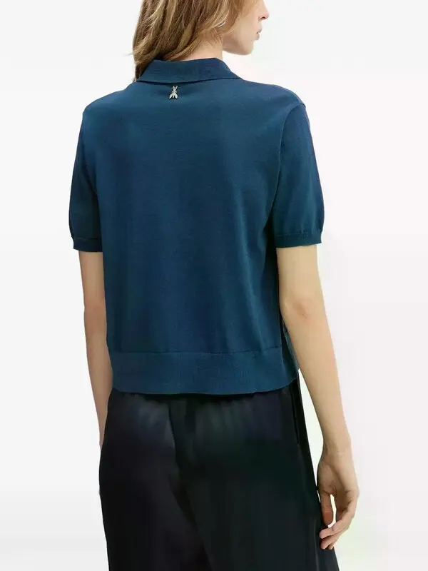 Patrizia Pepe Buttoned Polo Top