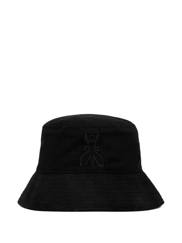 Patrizia Pepe Logo Bucket Hat - Black
