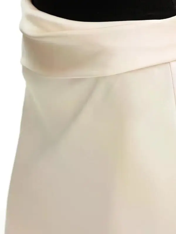 Patrizia Pepe Draped Midi Skirt - Yellow