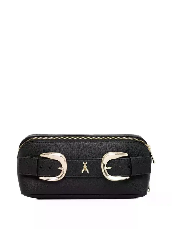 Patrizia Pepe Buckle Zip Makeup Bag