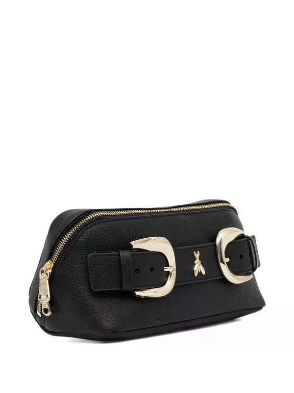 Patrizia Pepe Buckle Zip Makeup Bag