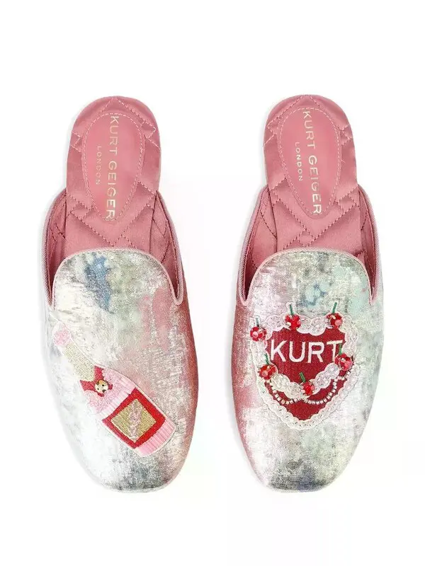 Kurt Geiger Logo Mules