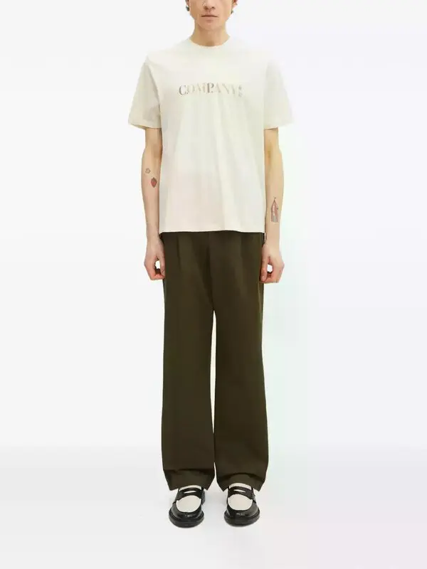 C.P. COMPANY Pleated Straight-leg Trousers