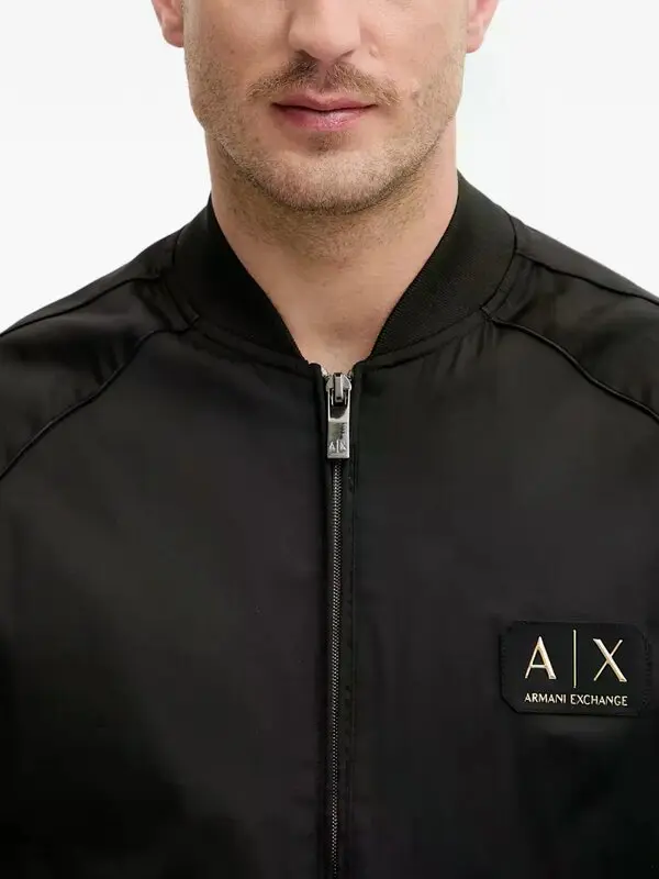 Armani Exchange Logo-patch Bomber Jacket