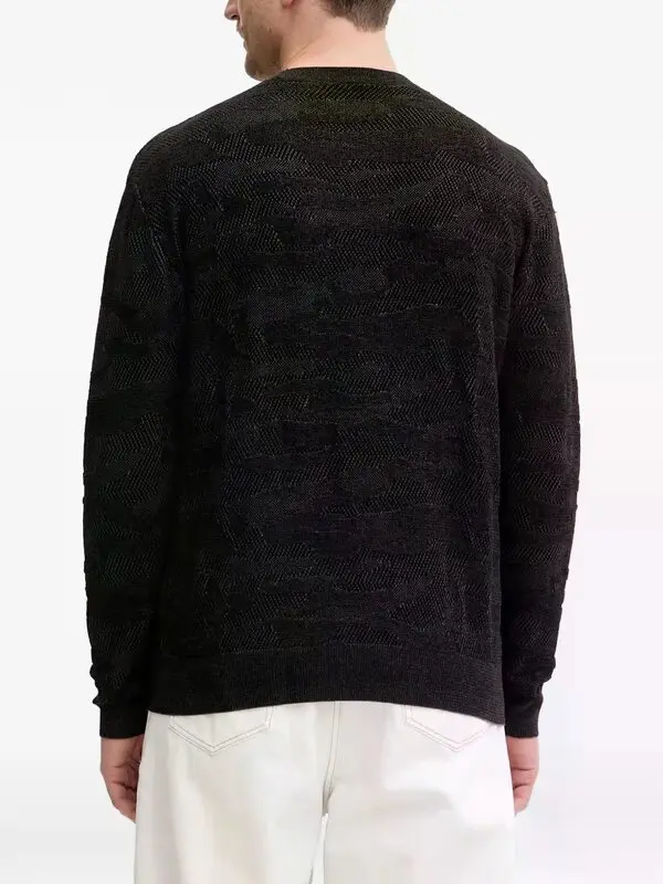 Armani Exchange Textured Knit Sweater