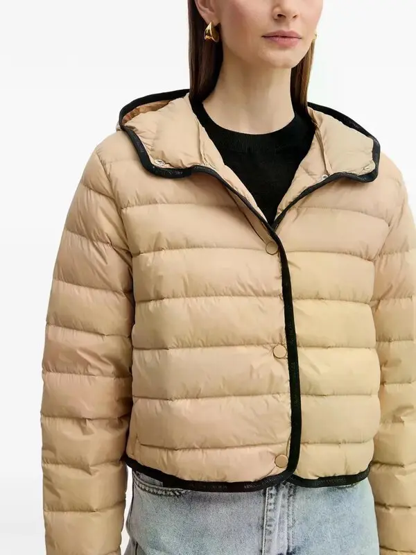 Armani Exchange Quilted Hooded Jacket