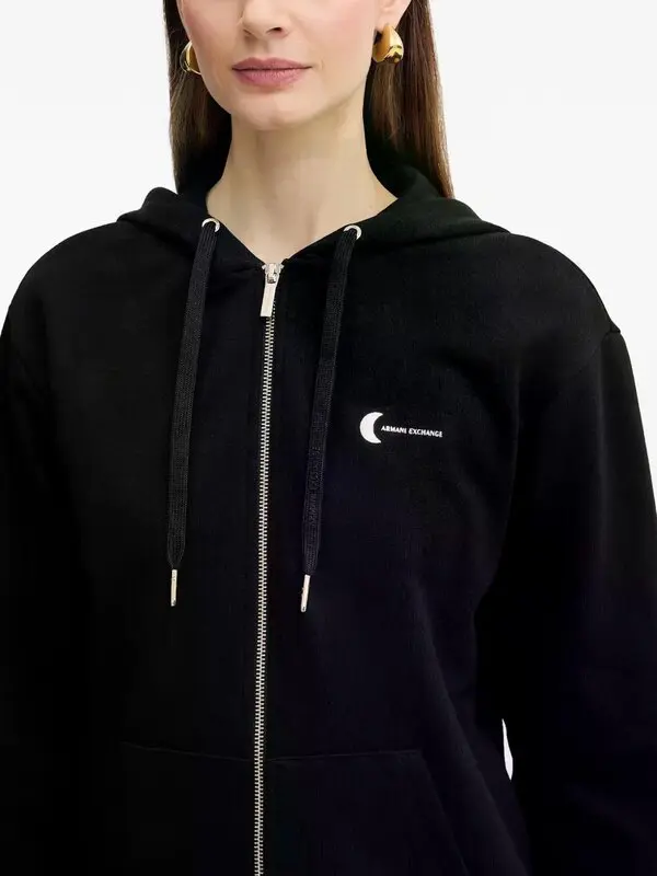 Armani Exchange Hooded Zip-up Sweatshirt