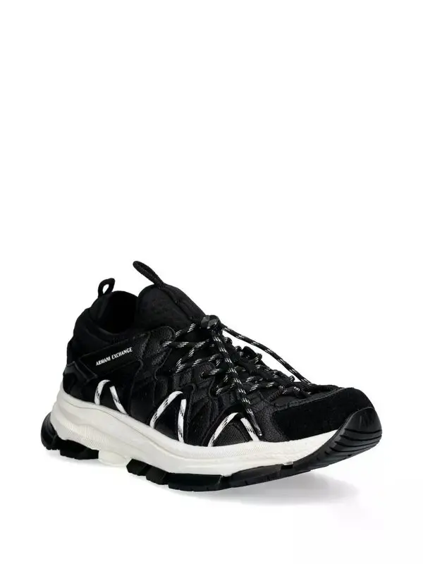Armani Exchange Quilted Lace-up Sneakers