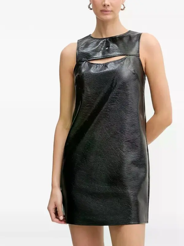 Armani Exchange Cut-out Sleeveless Mini Dress