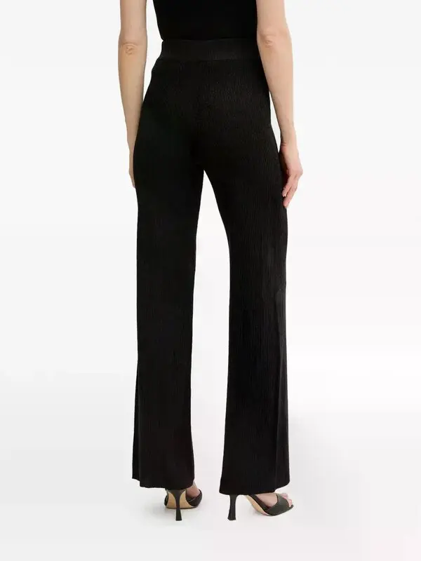 Armani Exchange Ribbed Flared Trousers