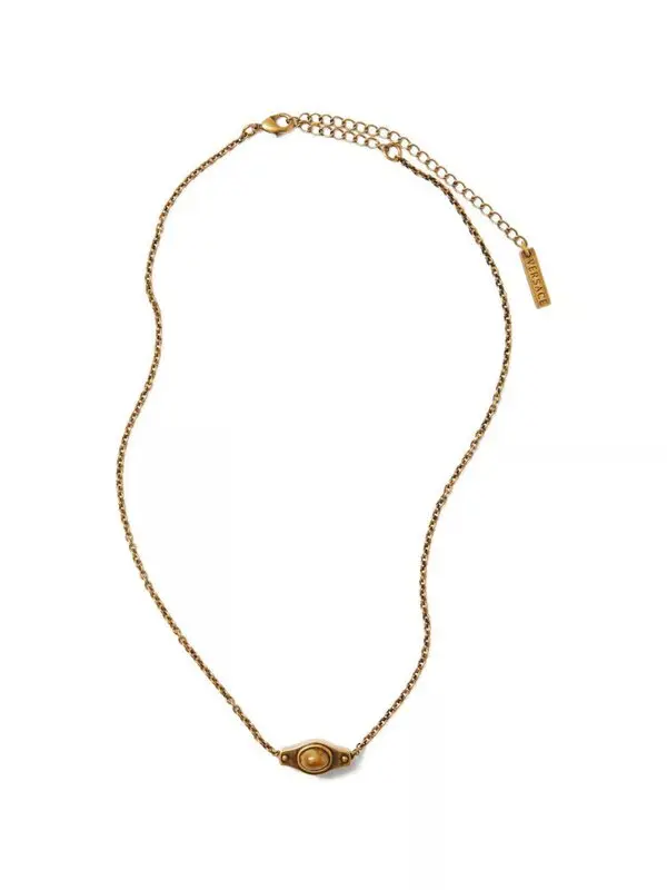 Versace Medallion Chain Necklace - Gold