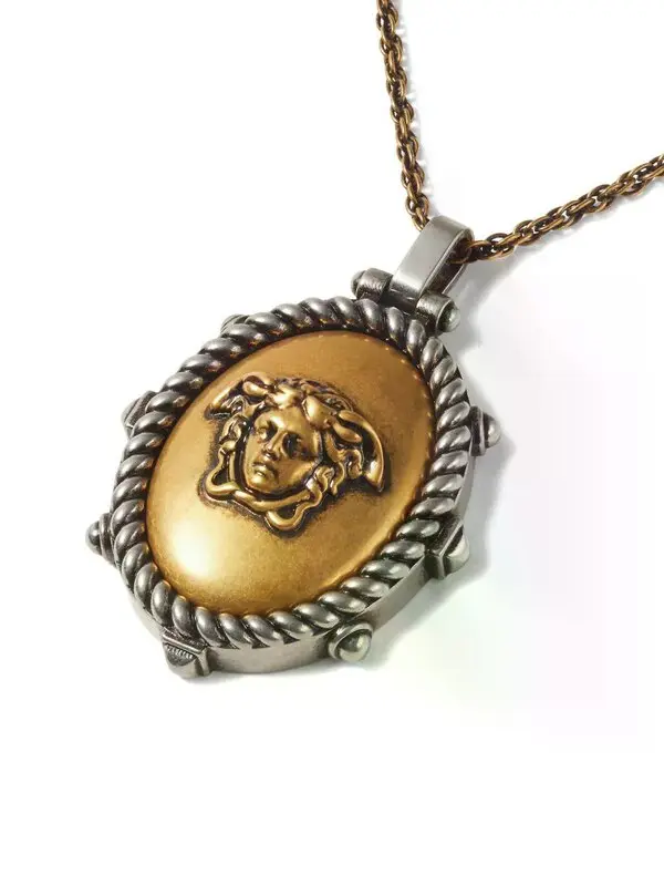 Versace Tivoli Medusa Cameo Necklace