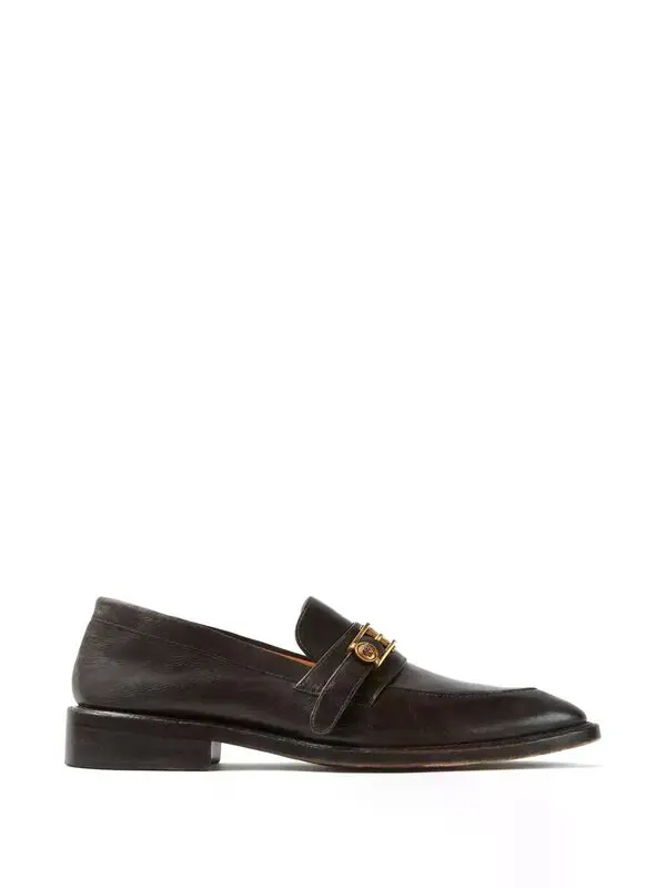 Versace Primo Leather Loafers