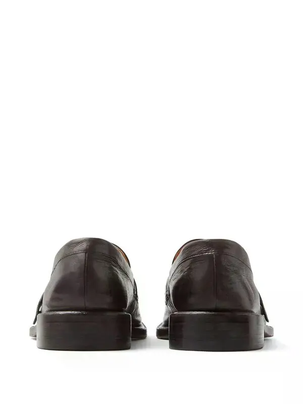 Versace Primo Leather Loafers