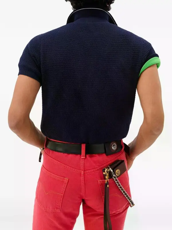 Versace Cotton Knit Polo