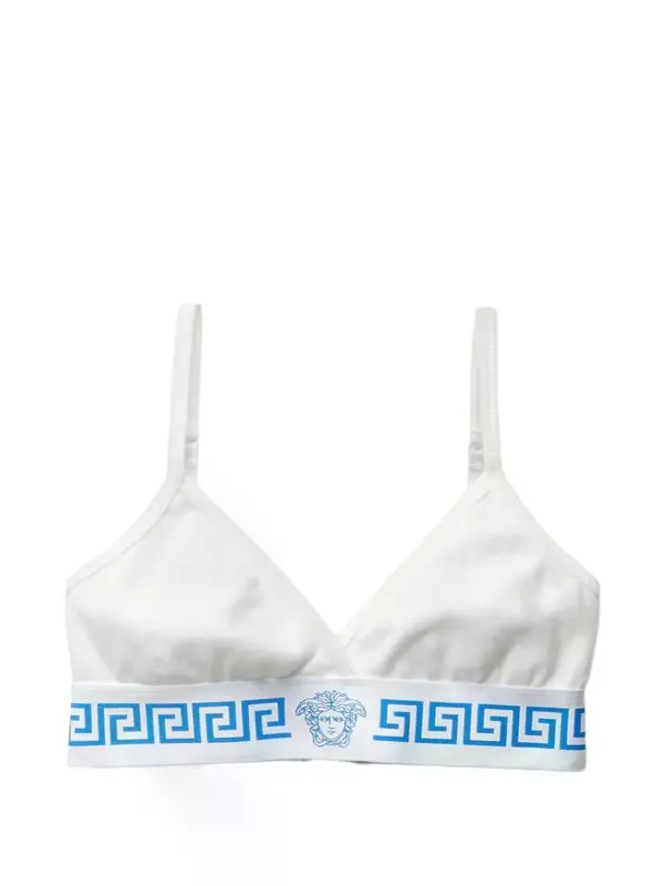 Versace Ribbed Cotton-jersey Bralette