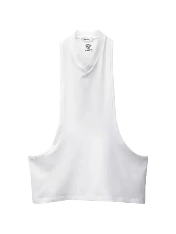 Versace Stretch Cotton-jersey Tank Top