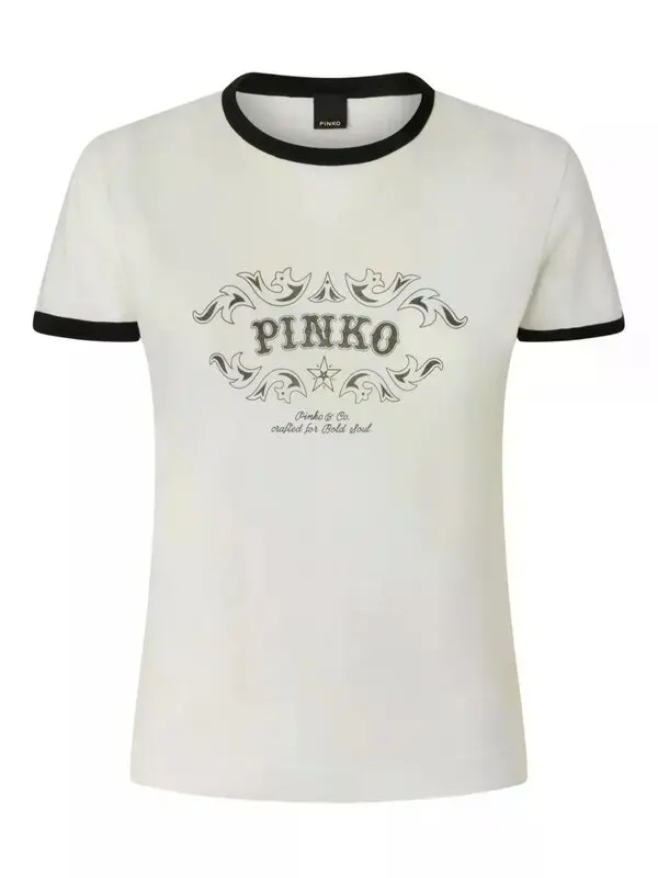 Pinko Graphic Ringer T-shirt