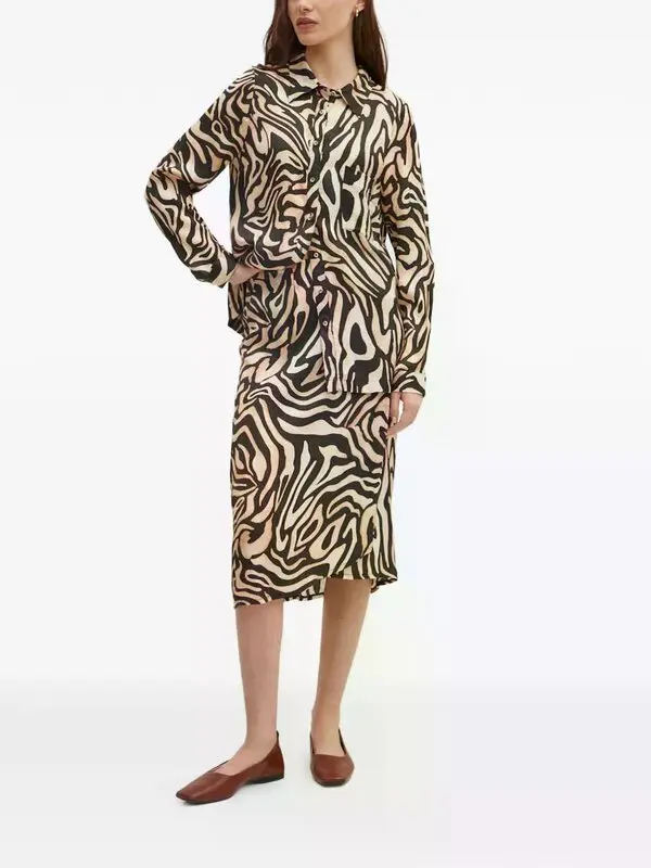 LA PETITE FRANÇAISE Animal-print Shirt