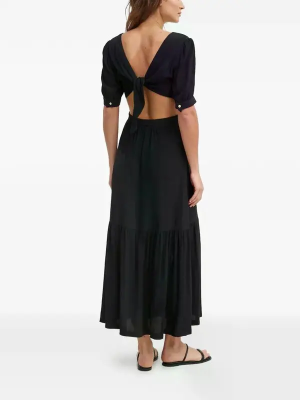 LA PETITE FRANÇAISE Open-back Maxi Dress