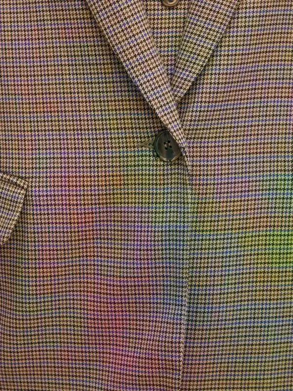 LA PETITE FRANÇAISE Vaillante Houndstooth Blazer