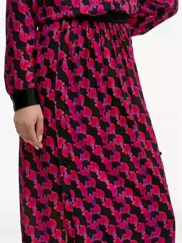 LA PETITE FRANÇAISE Jovial Printed Midi Skirt