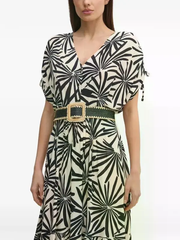 LA PETITE FRANÇAISE Floral-print Midi Dress