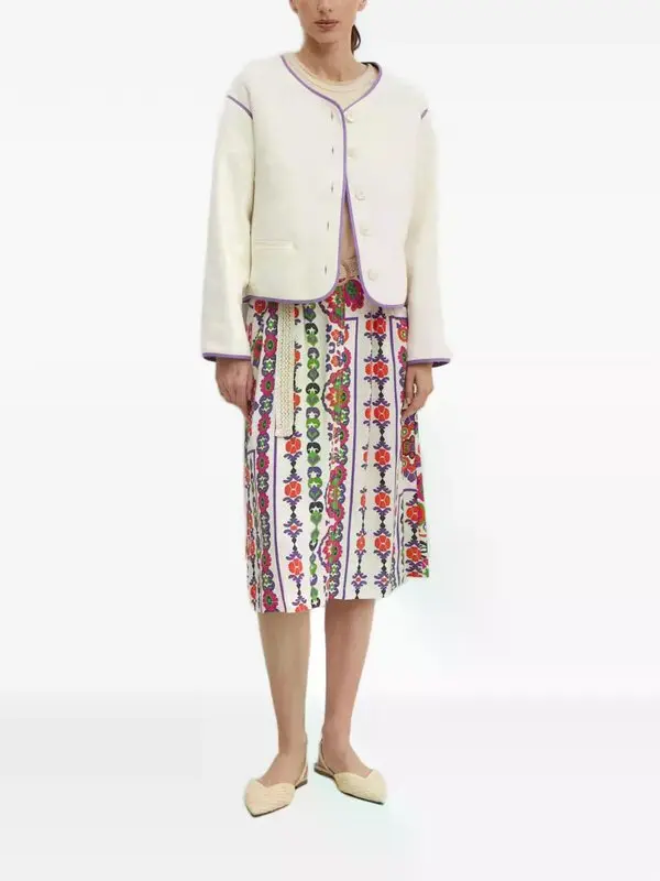 LA PETITE FRANÇAISE Voyage Contrast-trim Jacket