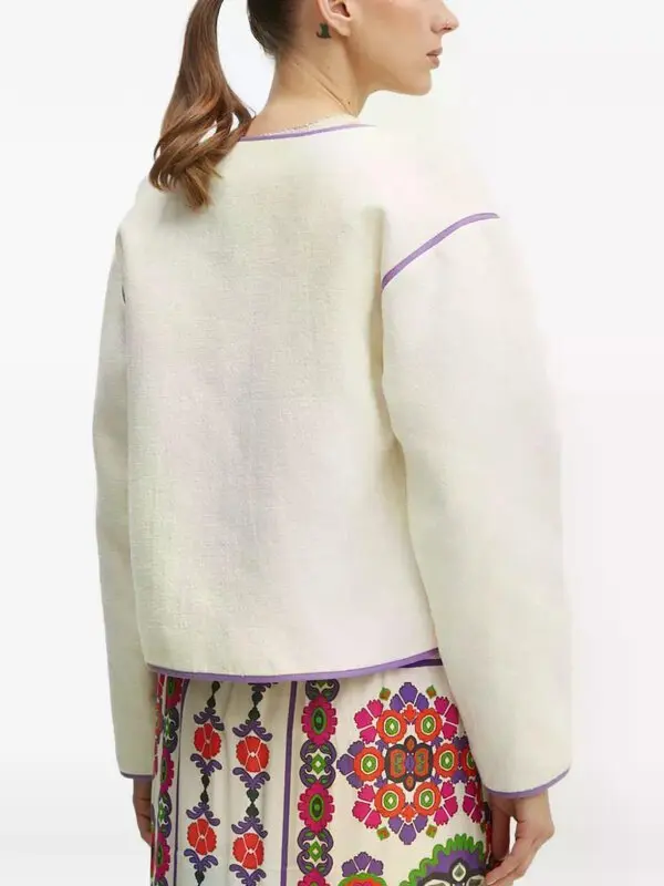 LA PETITE FRANÇAISE Voyage Contrast-trim Jacket