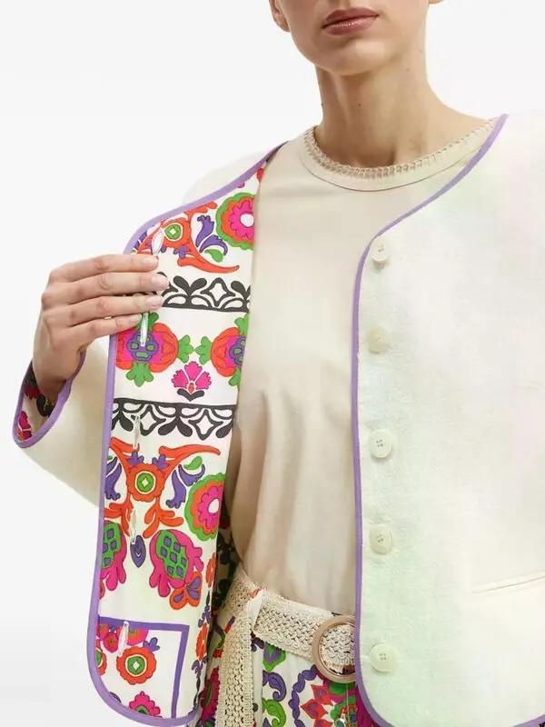 LA PETITE FRANÇAISE Voyage Contrast-trim Jacket