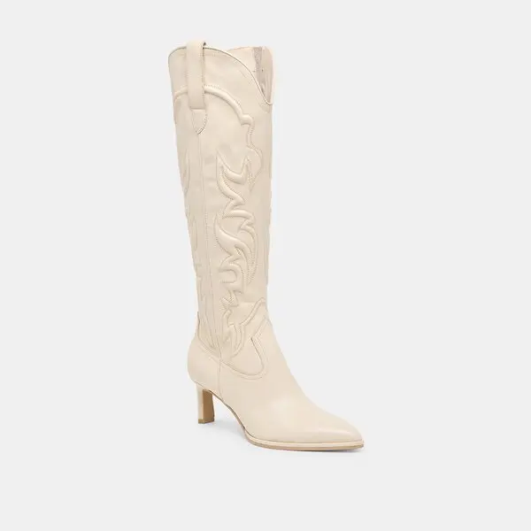 DOLCEVITA Alisa Boots - Creme Leather
